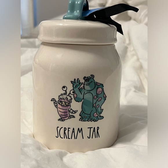 Rae Dunn | Dining | Rae Dunn Pixar Monsters Inc Scream Jar Brand New | Poshmark